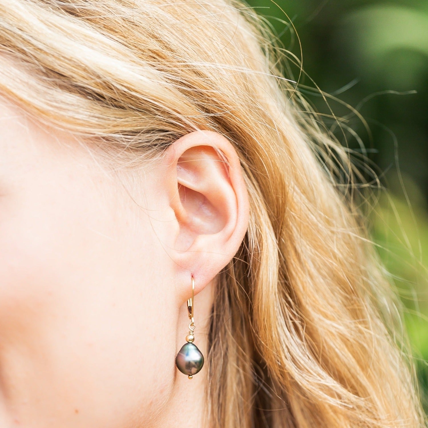 Tahitian Pearl Drop Earrings – BHJ